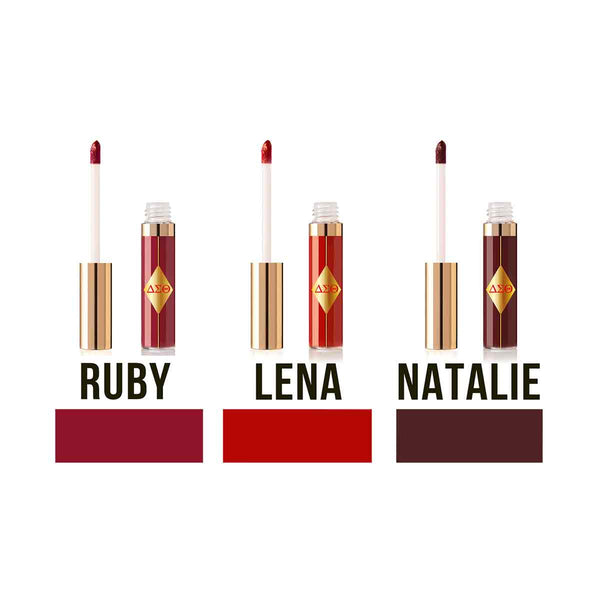 Delta Sigma Theta Lip Gloss - Lena, Ruby, Natalie